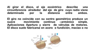 Expocicion mecánica excéntrica | PPTX