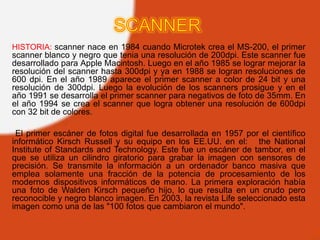 Expocicion scanner | PPTX