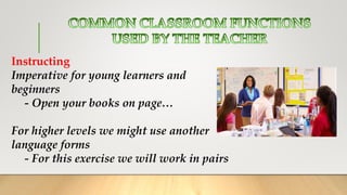 Teachers and learners language in the classroom | PPTX