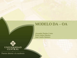 Modelo OA - DA | PPTX