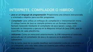 documentación simple de como desarrollar un compilador en java | PPT