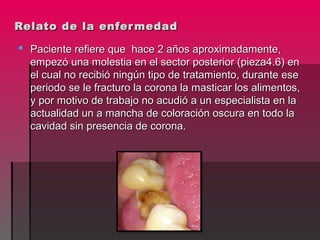 caso clinico tratamiento remanente radicular | PPT