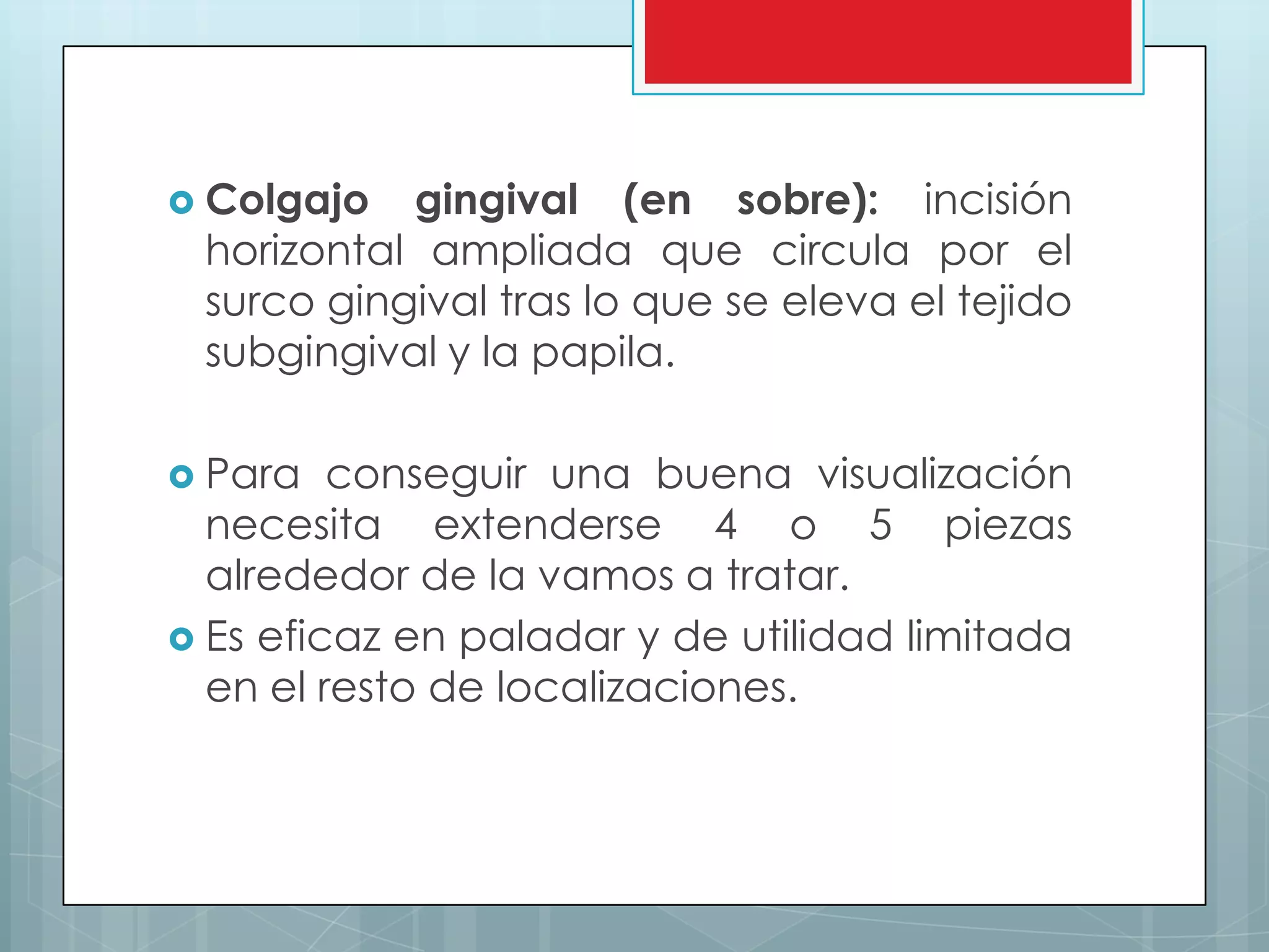 Expo de cirugia suturas y colgajos | PPTX