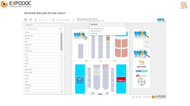 Expodoc Floor Plan - User-friendly floor plan design/sales/interactive floor plan & exhibitor ...