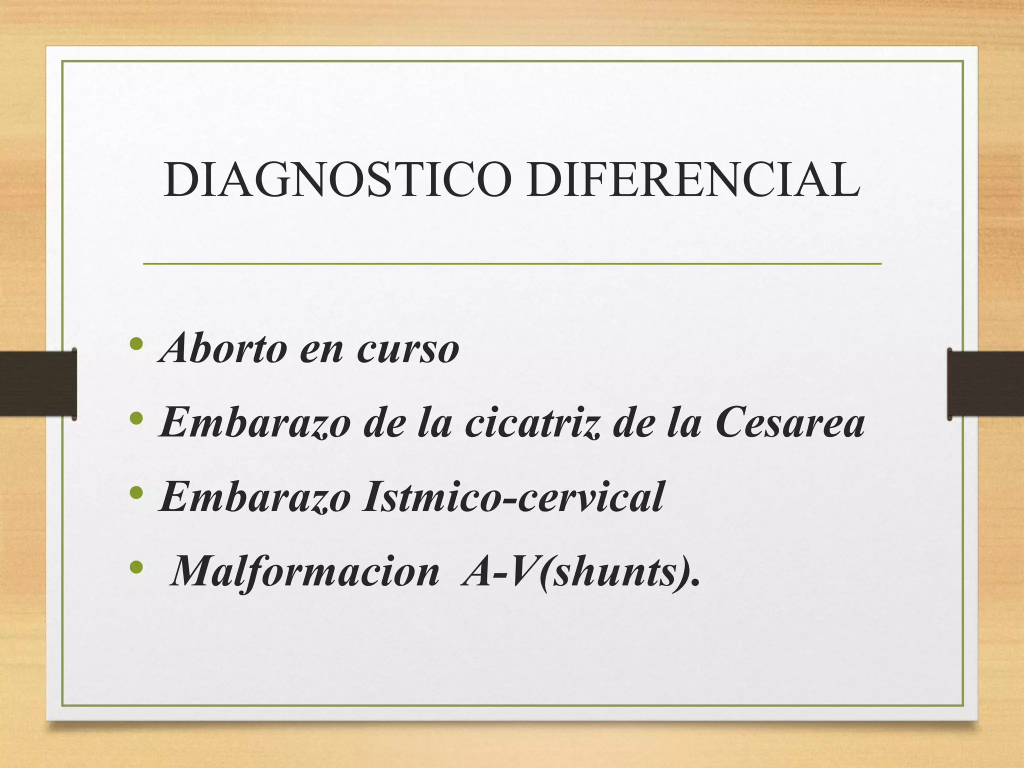 Expo embarazo ectopico cervical 2015 | PPT