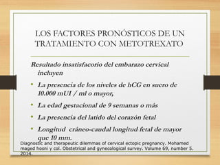 Expo embarazo ectopico cervical 2015 | PPT | Pregnancy | Reproductive ...