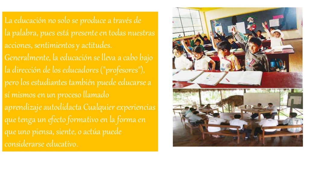 La importancia de la educación y etimología.