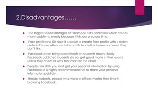 Facebook overview | PPT