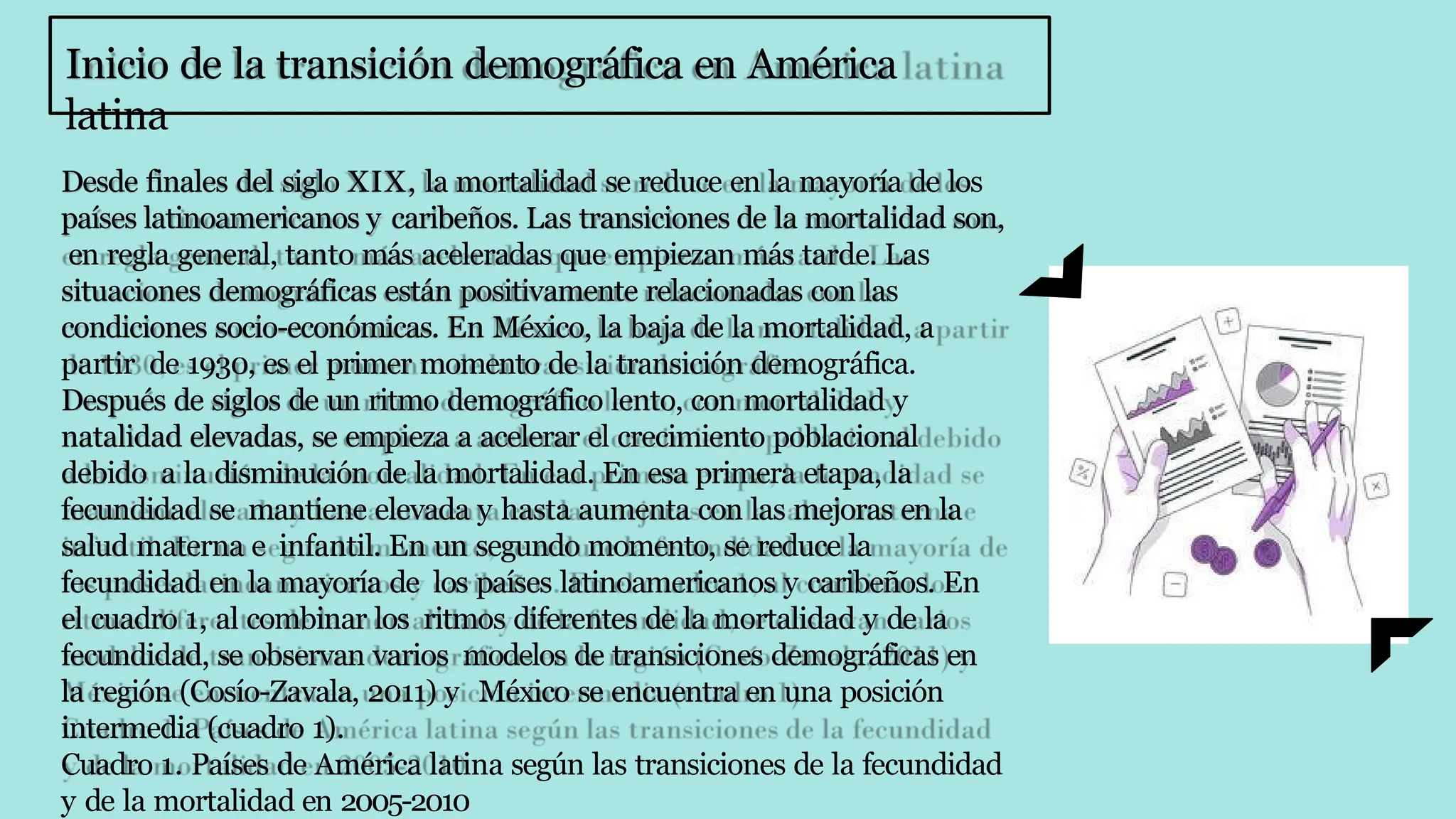 LA TRANSICION DEMOGRAFICA EN NUESTRO PAIS | PPT