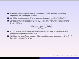 A Komlo ́sTheorem for general Banach lattices of measurable functions | PPT