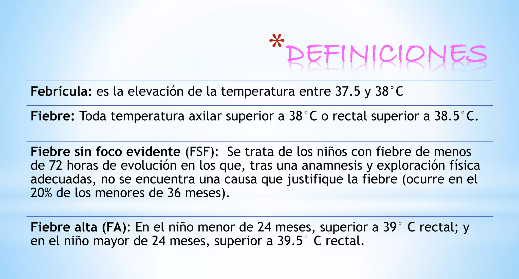 fiebre sin foco pediatría. | PPTX