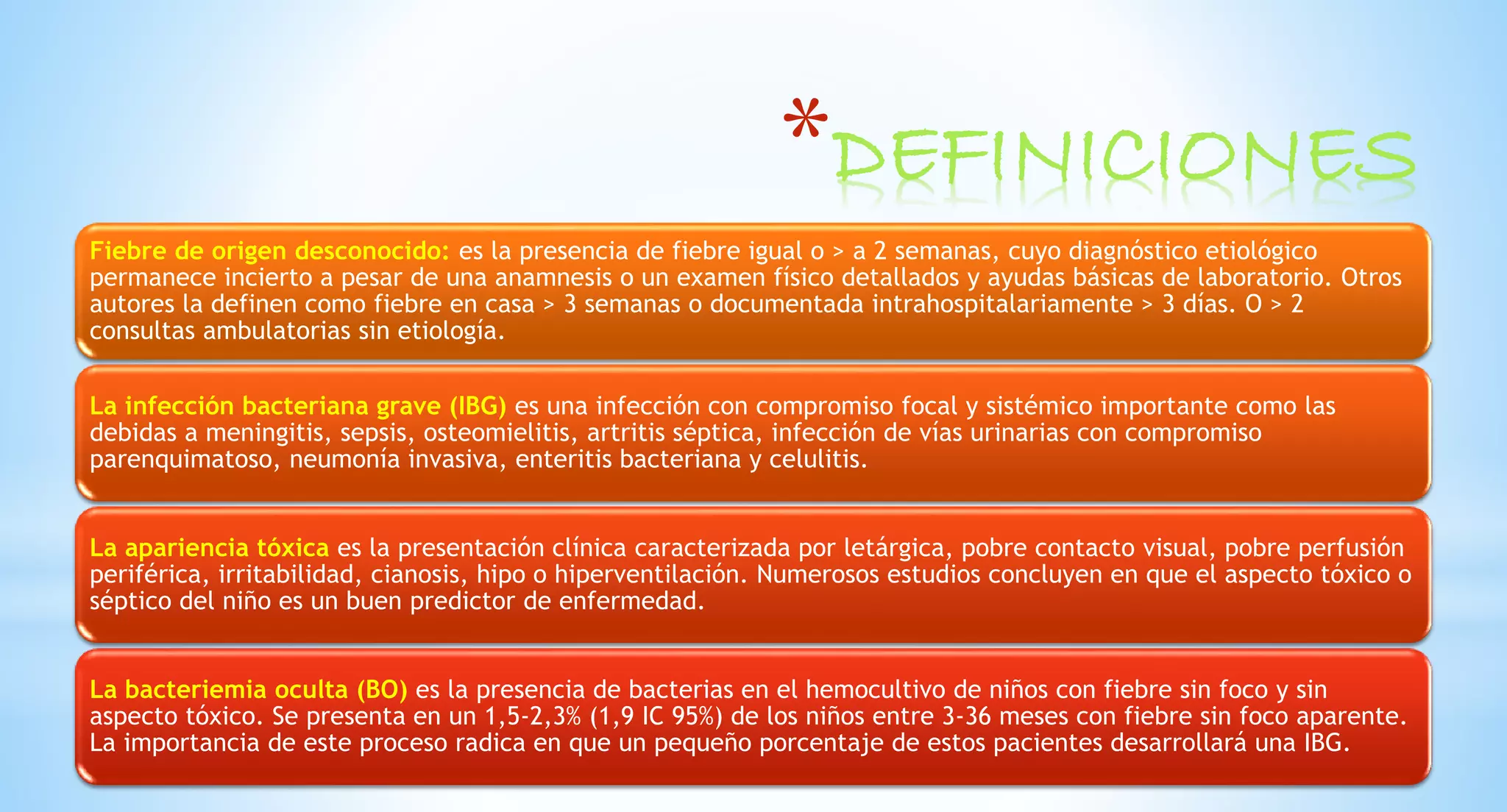 fiebre sin foco pediatría. | PPTX