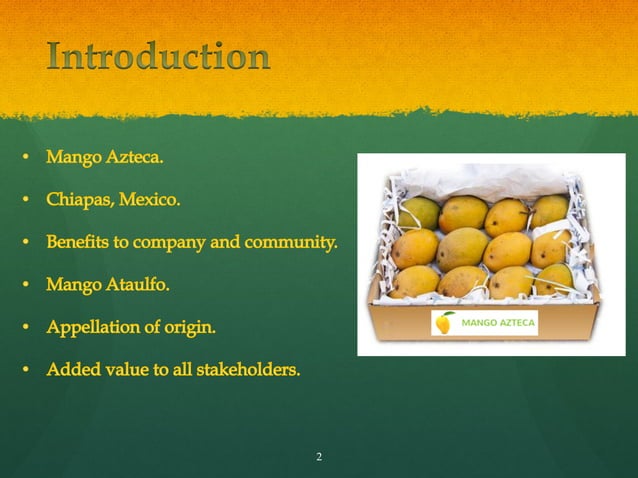 Azteca Mango | PPT