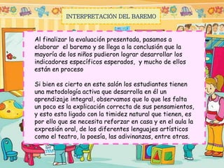 EJEMPLO DE BAREMO EN EDUCACION | PPTX