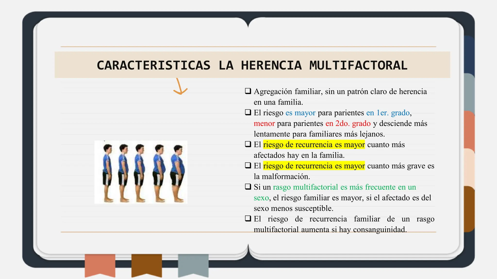 herencia multifactorial, genetica clinica | PPTX