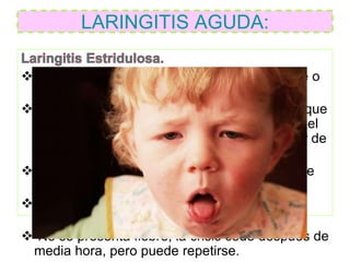 Expo laringitis aguda | PPTX