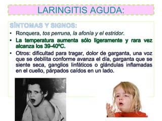 Expo laringitis aguda | PPTX
