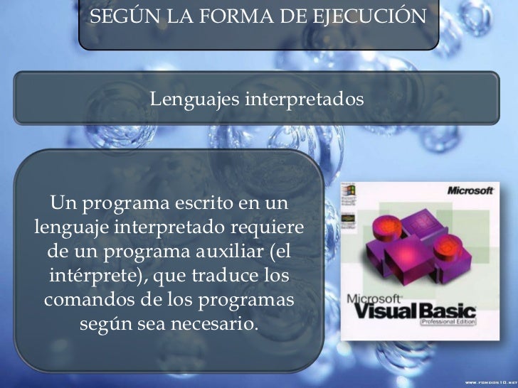programacion: lenguajes de programación