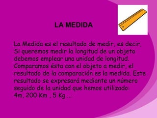 las medidas | PPTX