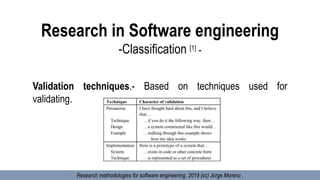 Research Methodologies for software engineering | PPTX | Graphics Software | Computer Software ...
