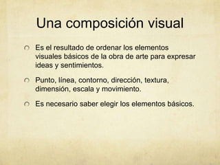 Movimiento y composición visual | PPTX