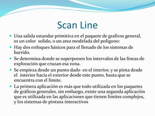 Exposición Scanline | PPTX | 3-D Graphics | Computer Software and ...