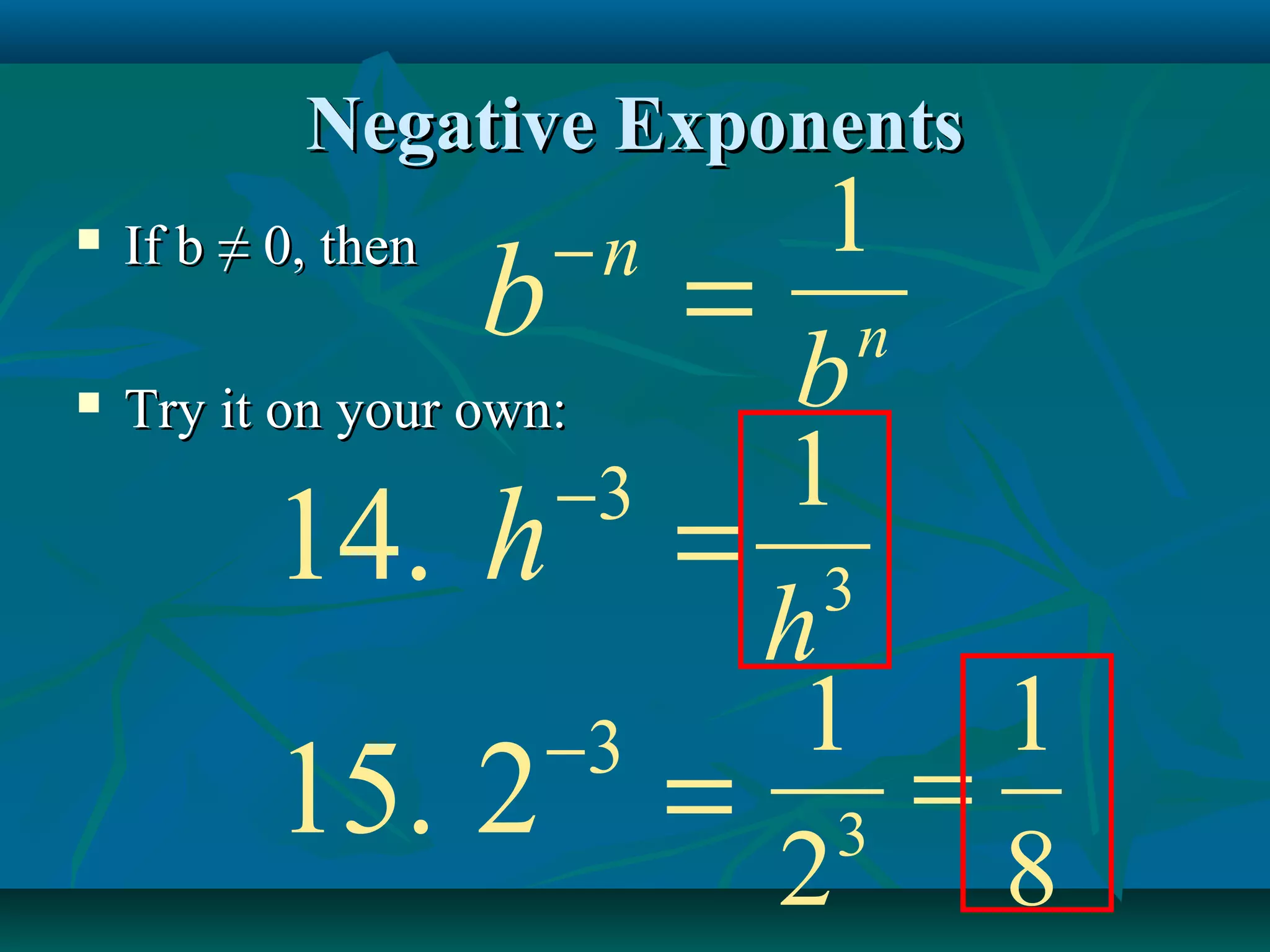 Exponent 2 | PPT