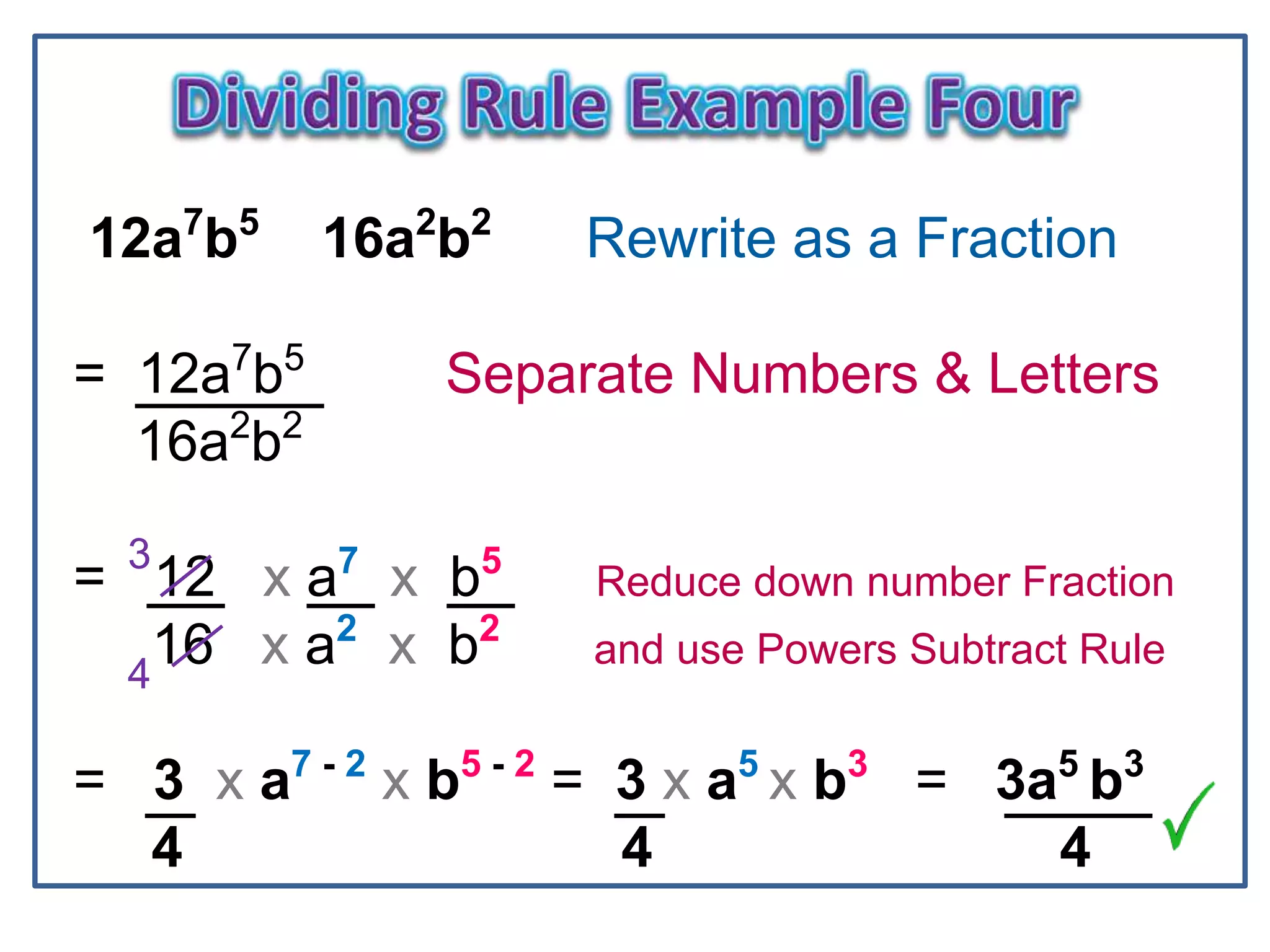 Dividing Exponents | PPTX