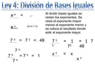 Exponentes y logaritmos | PPT