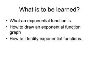 Exponential and logarithmic graphs | PPT
