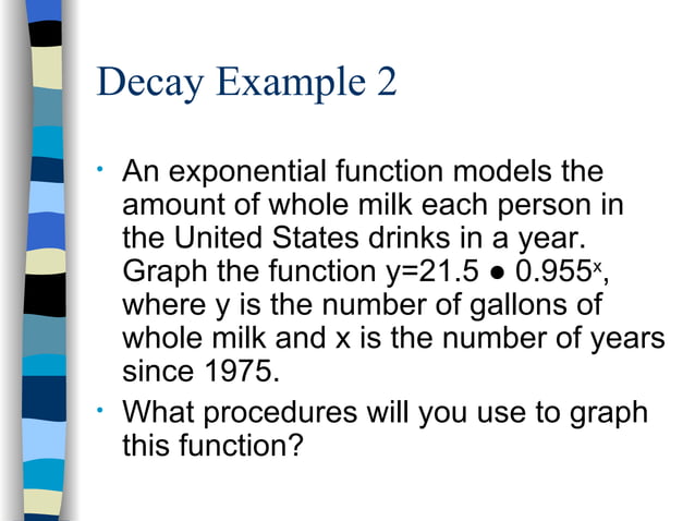 Exponential Decay | PPT
