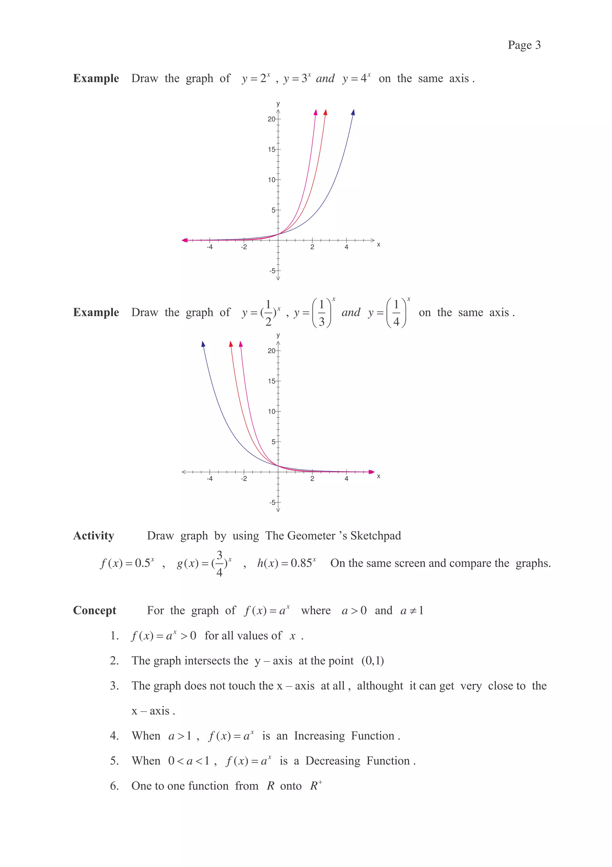 Exponential And Logarithm Function Pdf