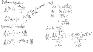 Exponential and logarithmic function | PPT