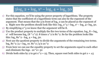 Exponential and logarithmic functions | PPTX