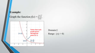 Exponential and logarithmic functions | PPT