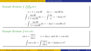 MAT221: CALCULUS II | Transcendental Functions -Exponential and ...