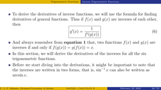 MAT221: CALCULUS II | Transcendental Functions -Exponential and ...