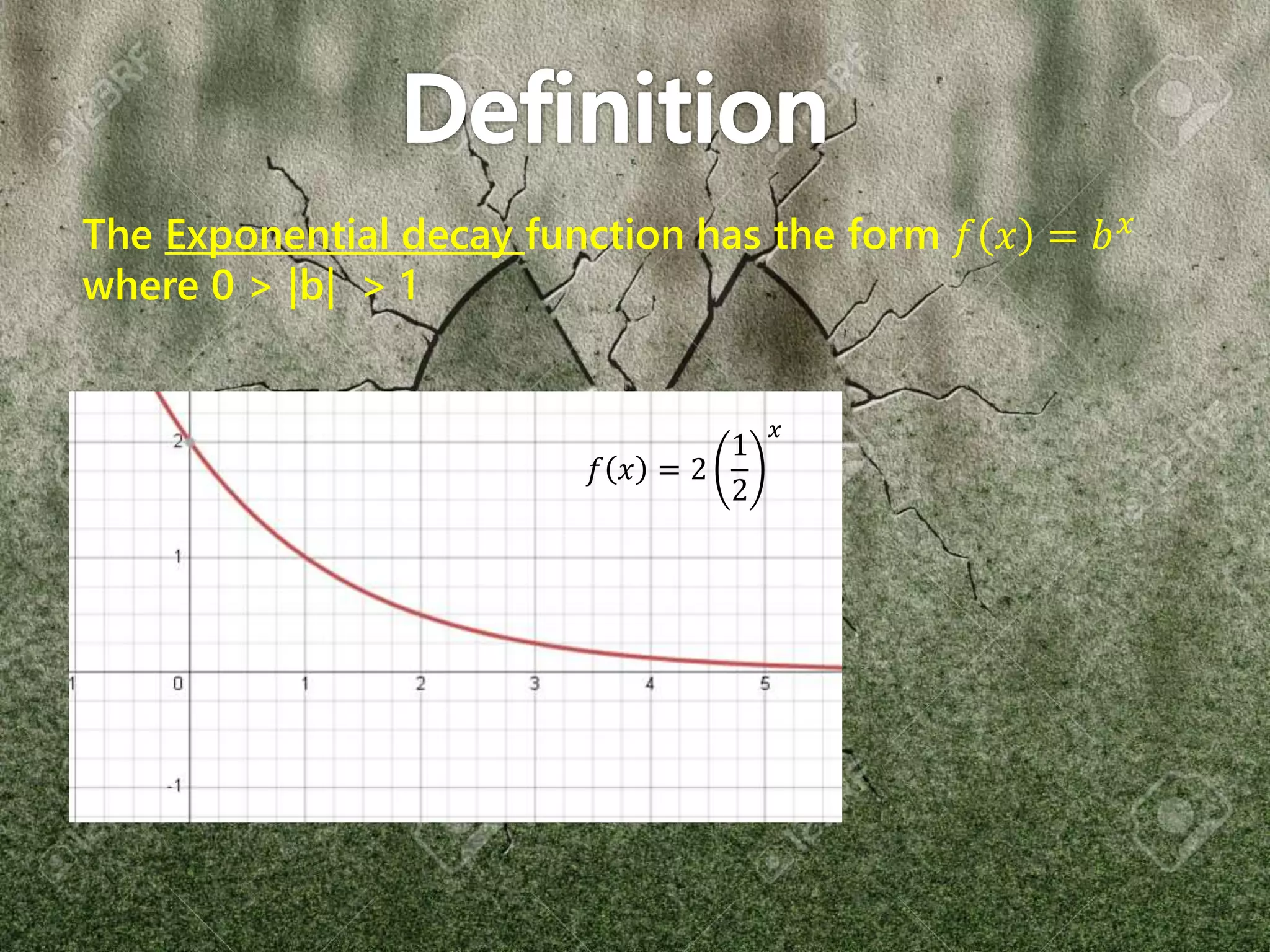 Exponential decay | PPTX