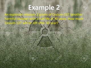 Exponential decay | PPTX