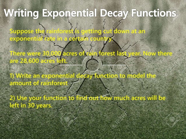 Exponential decay | PPTX