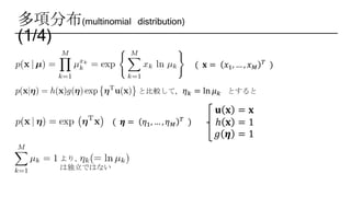 PRML2.4 指数型分布族 | PPT