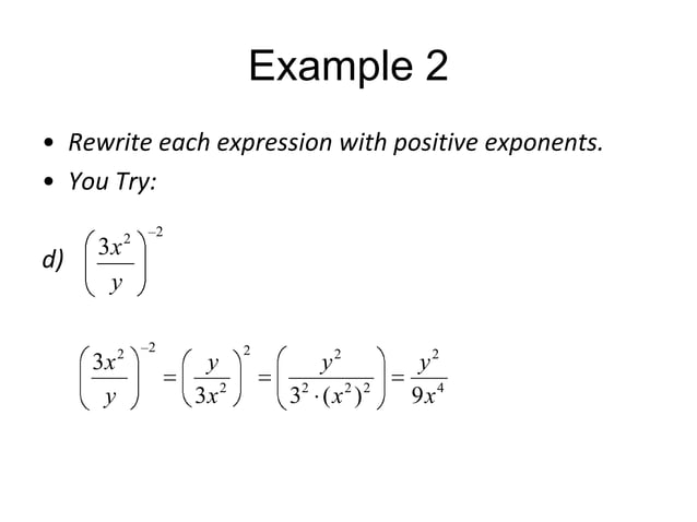 Exponential Form - Radicals | PPTX | Physics | Science