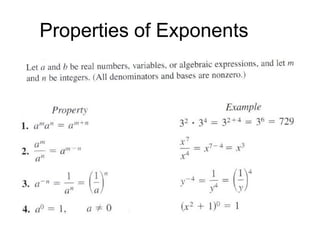 Exponential Form - Radicals | PPTX