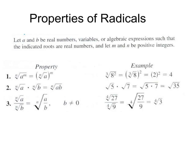 Exponential Form - Radicals | PPTX | Physics | Science