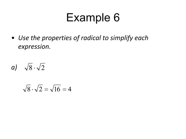 Exponential Form - Radicals | PPTX | Physics | Science