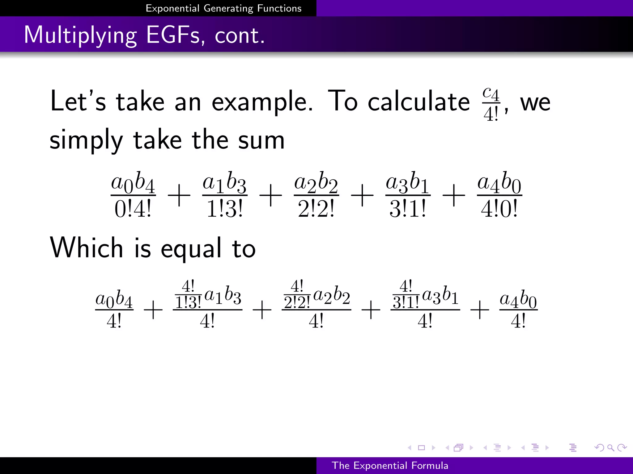 Exponential formula presentation | PPT