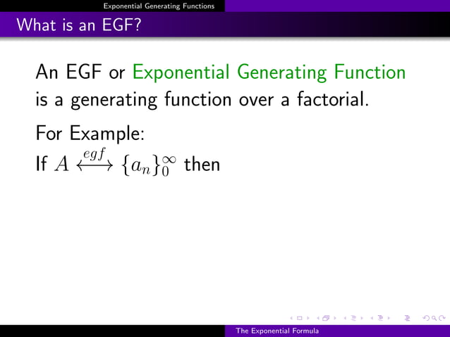 Exponential formula presentation | PPT