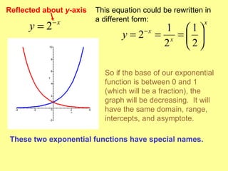 Exponential functions | PPT