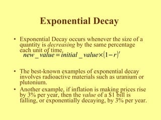 Exponential functions | PPT