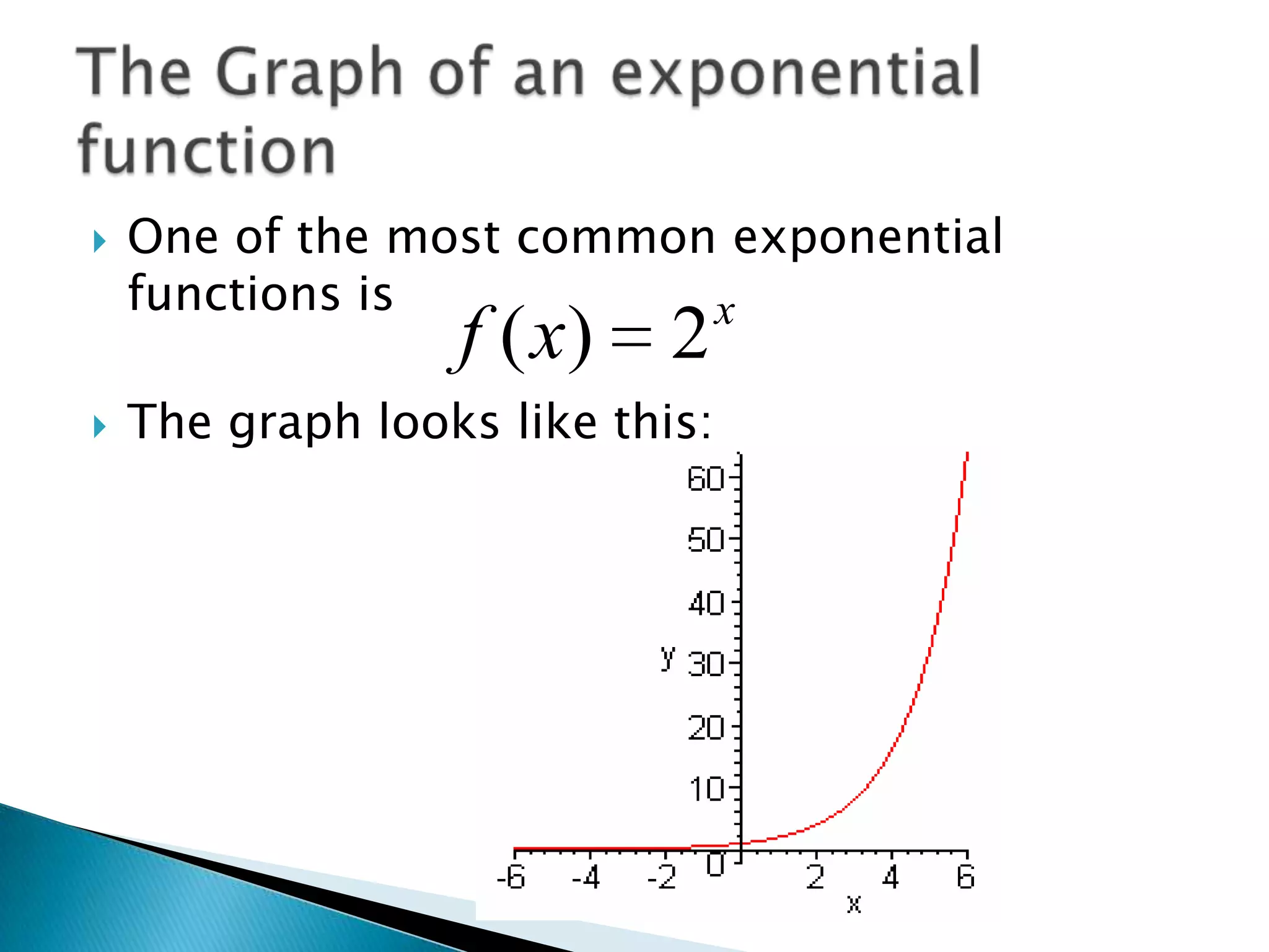 Exponential functions | PPT